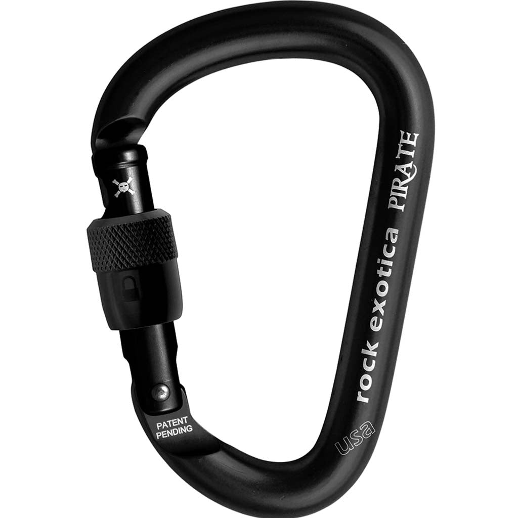 Pirate Screw-Lock Carabiner - Black